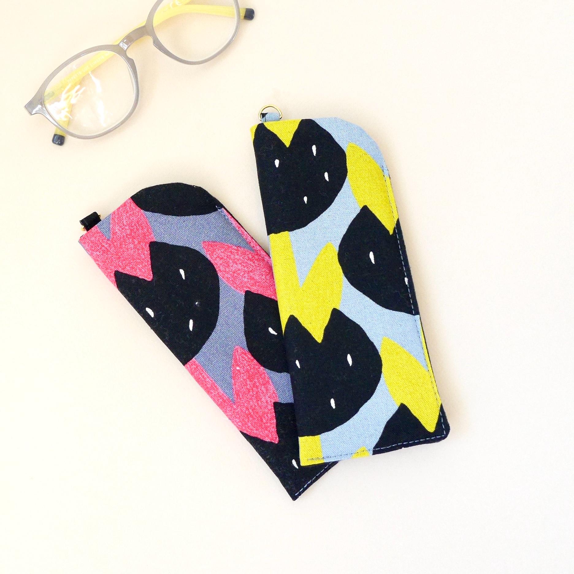Soft Padded Eyeglass Case PDF Pattern – 3 Sizes | DIY Sunglasses Holder ...