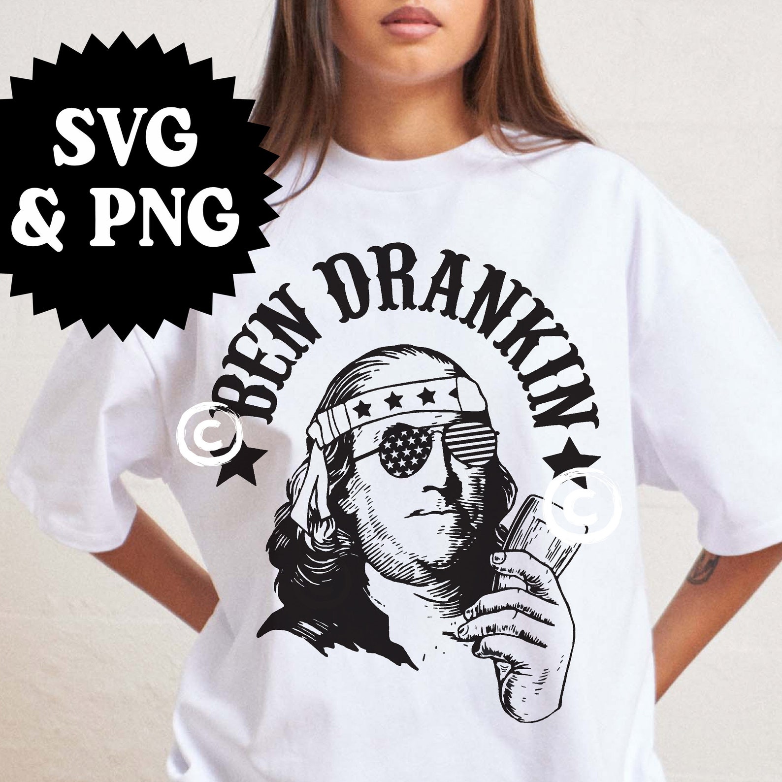 Ben Drankin Svg / Png, Benjamin Franklin Svg, Funny 4th of July Svg File, Cut Files for Fourth ...