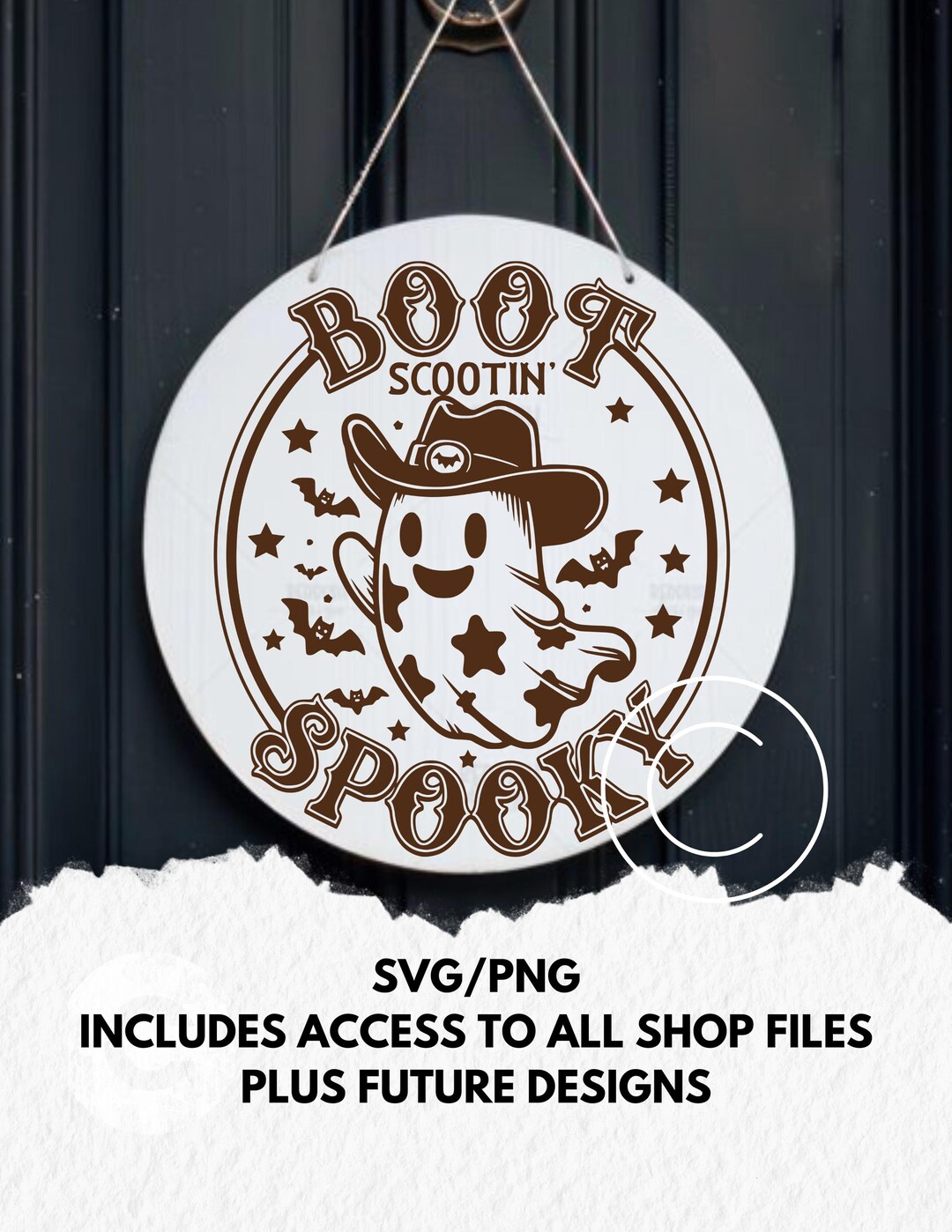 Boot Scootin Spooky Svg Png Halloween Cowboy Cowgirl Western Ghost ...