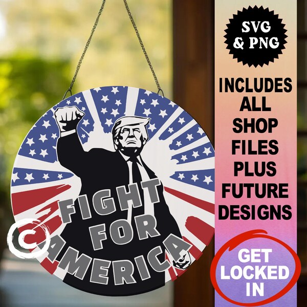 Trump Door Hanger Cut Files - Etsy