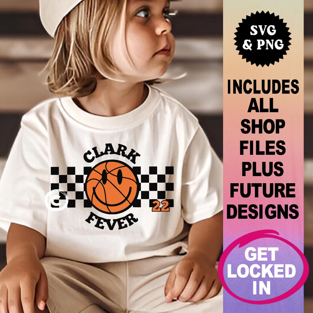 Caitlyn Clark Fever Svg, Indiana Fever 22 Svg, Basketball Smiley Face ...