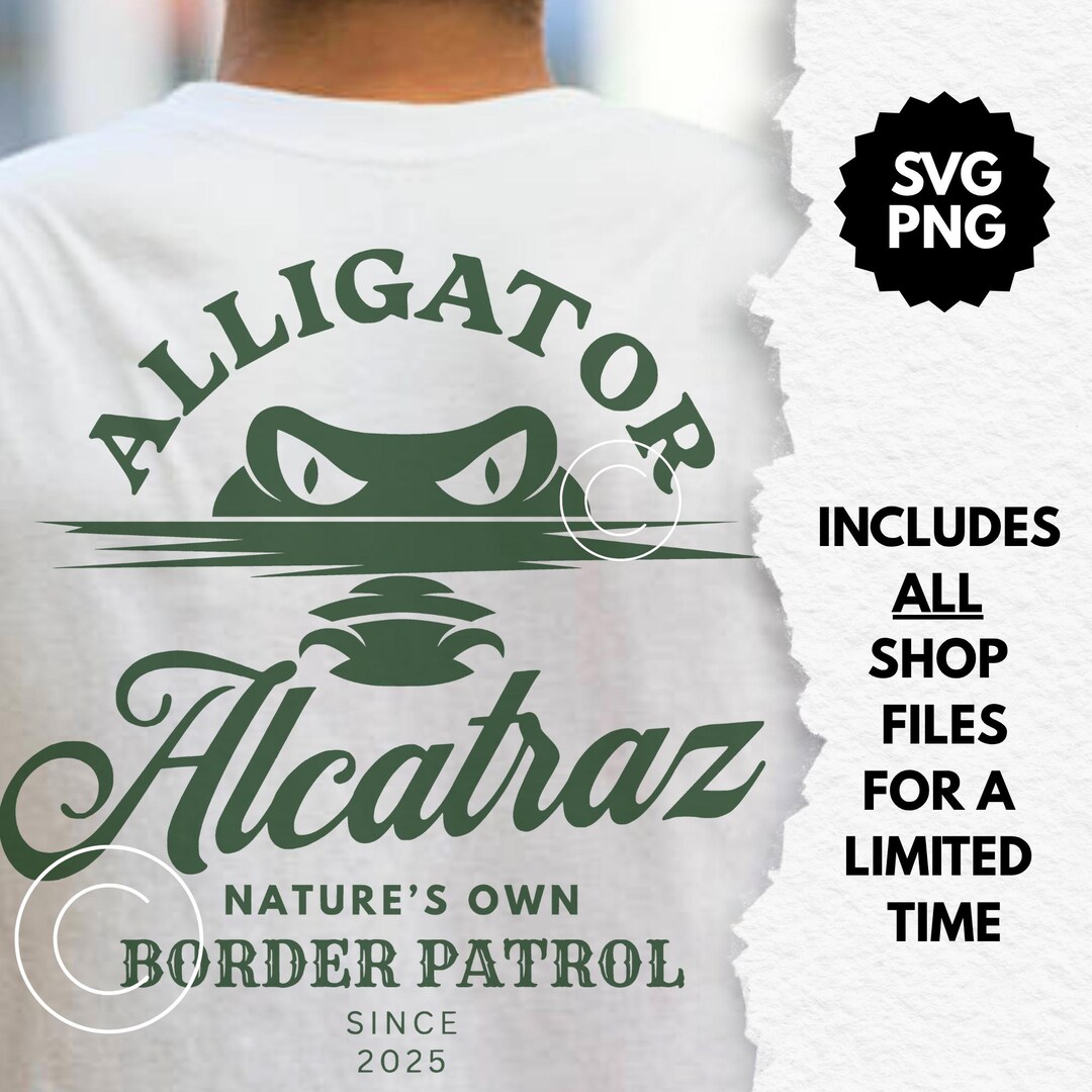 Alligator Alcatraz Svg, Pro Trump Svg, Alligator Alley Svg, Political ...