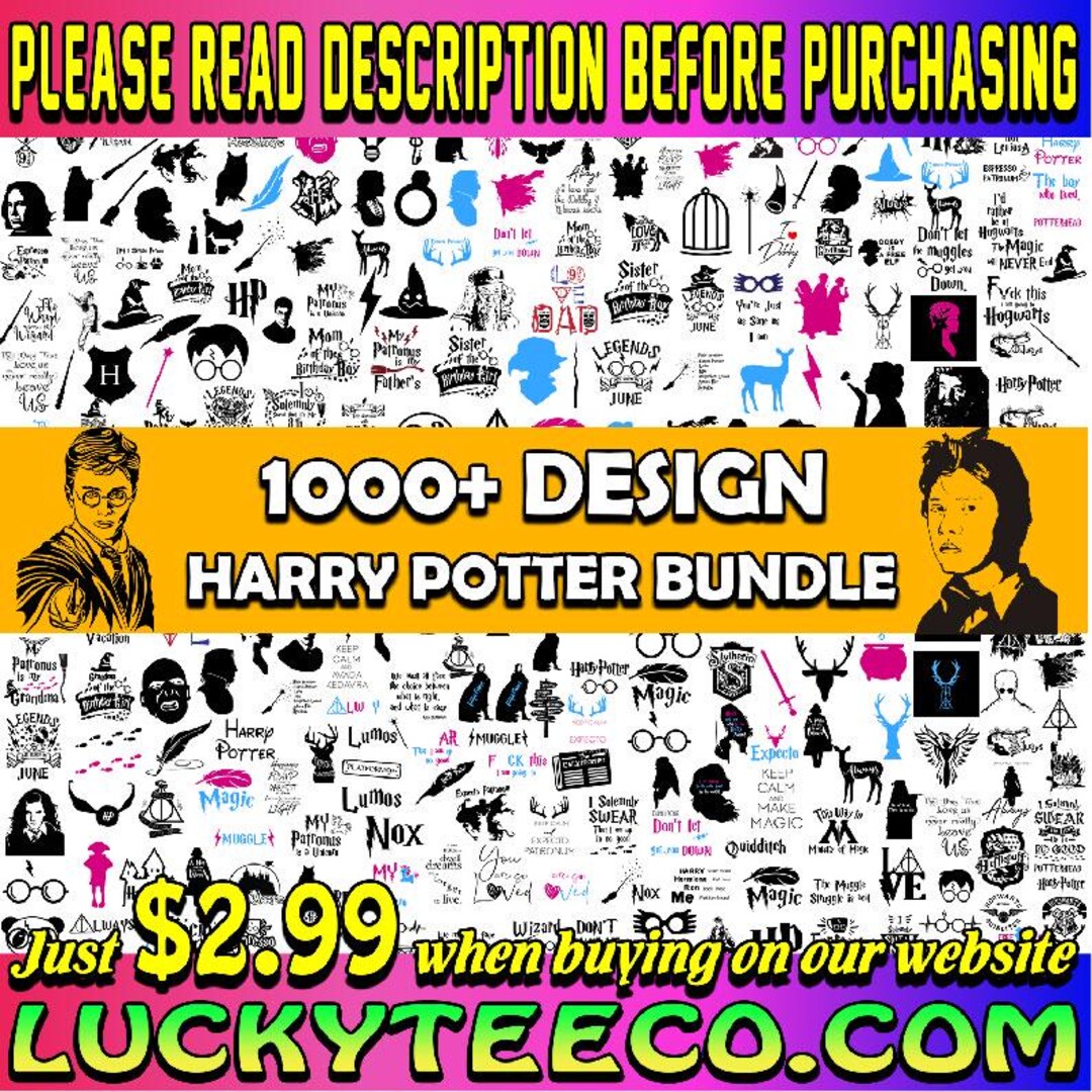 1000 Harry Potter Svg Bundle, Harry Potter Svg, Harry Potter Vector ...