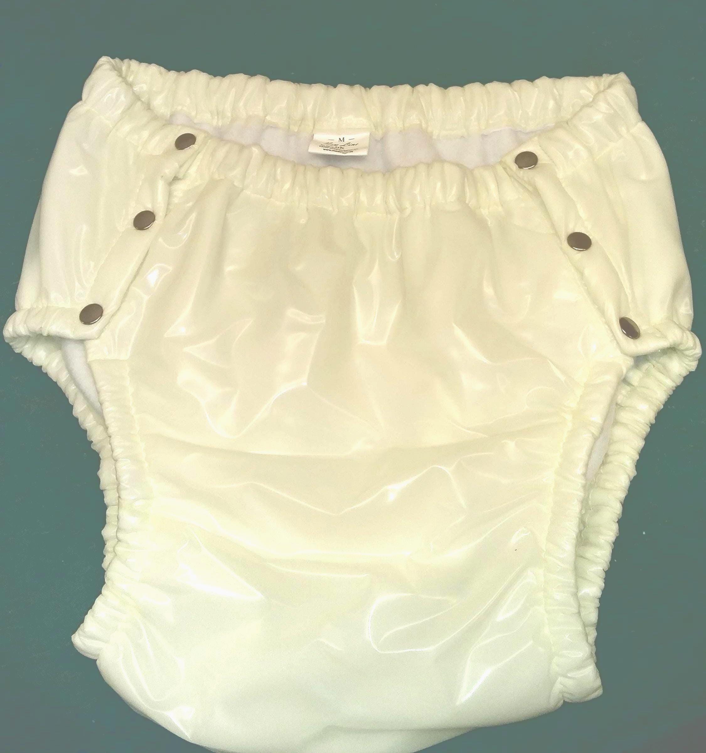 Latex Clothes Lockable Lockable Spreader Pants Omutsu Spreading Diaper ...
