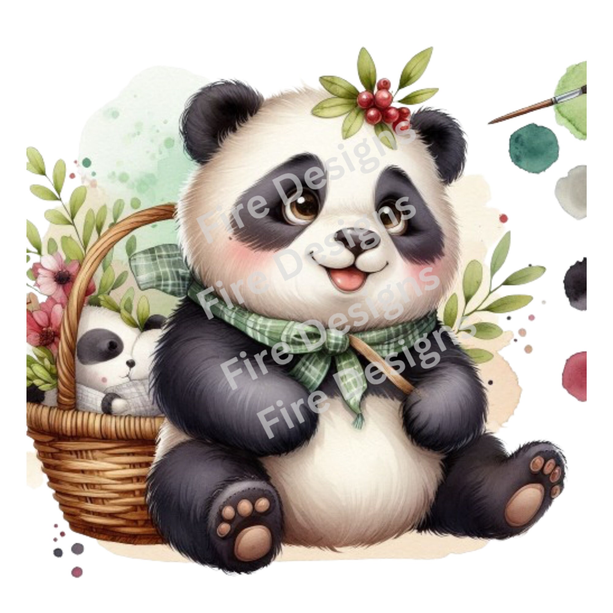 Panda PNG| Cute Panda Clipart| Panda Dtf| Panda Sublimation T-shirt ...
