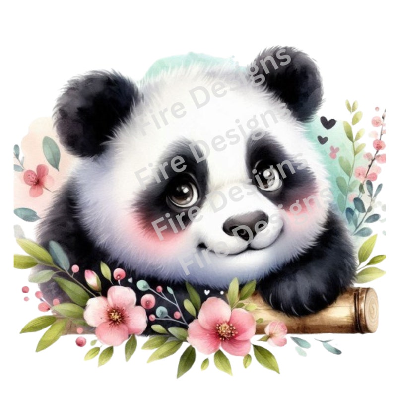 Panda PNG| Cute Panda Clipart| Panda Dtf| Panda Sublimation T-shirt ...