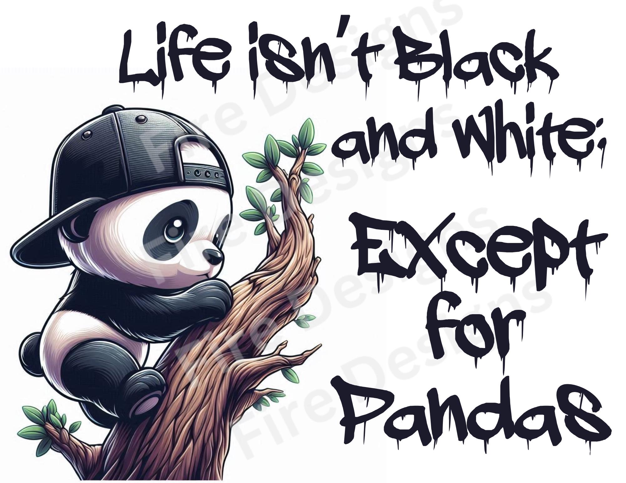 Panda PNG| Funny Panda Clipart| Panda Dtf| Panda Sublimation T-shirt ...