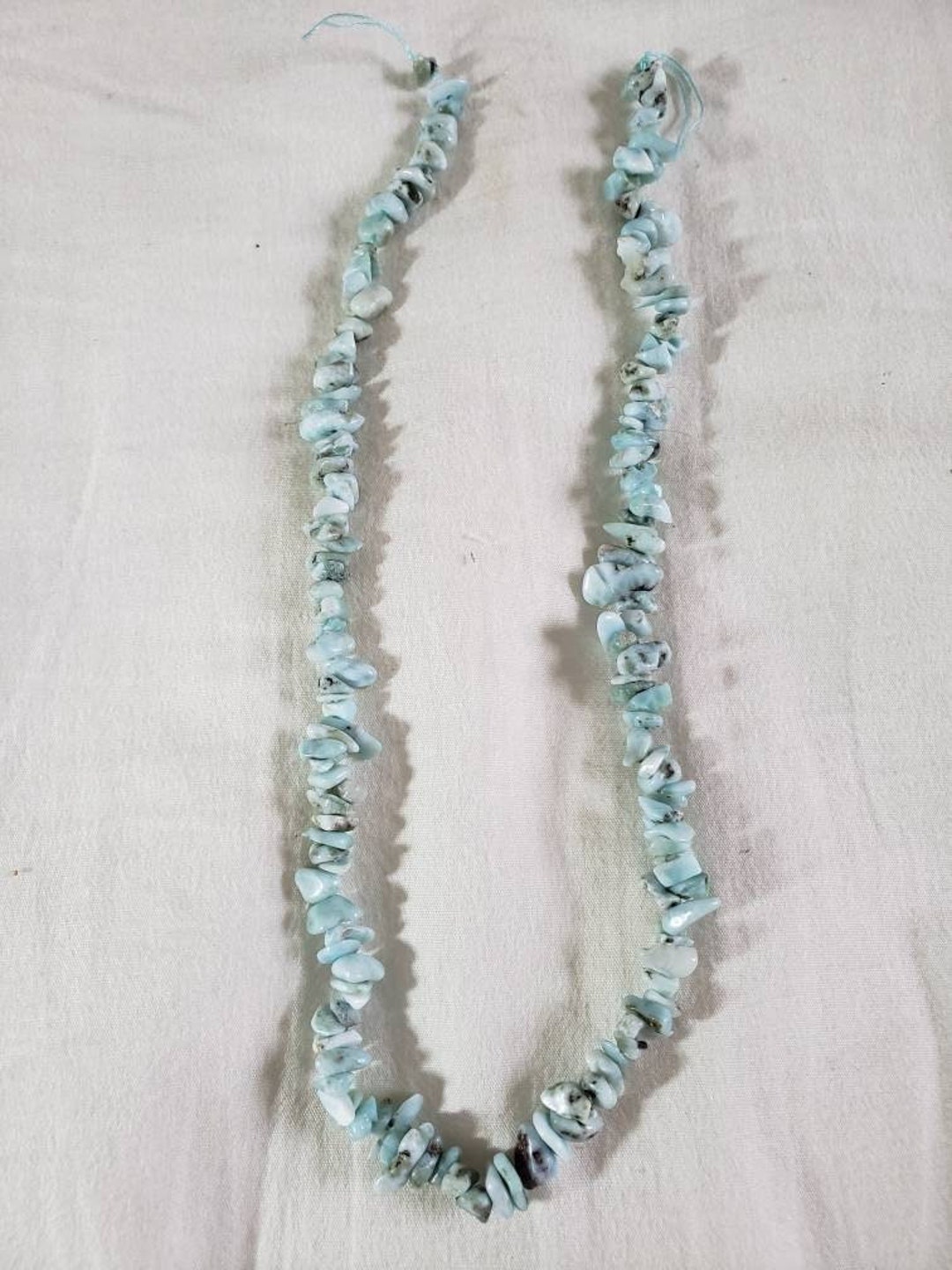 15 Larimar Beads Chips Strand Drilled Pectolite - Etsy