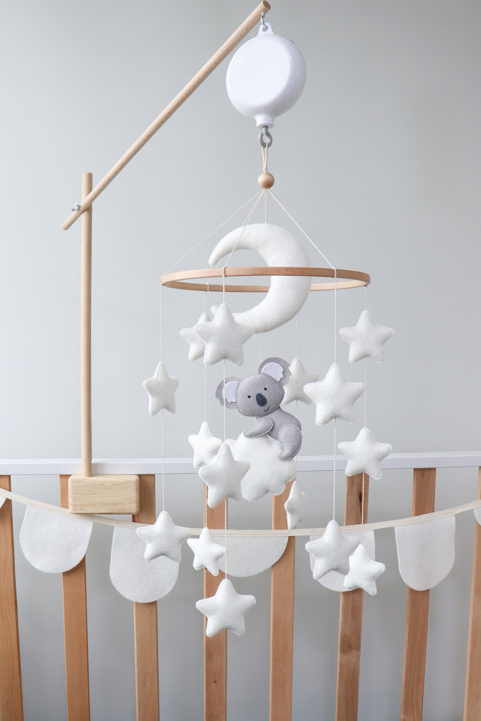 Koala Baby Mobile for Crib, Australian Animals Nursery Decor, Moon ...