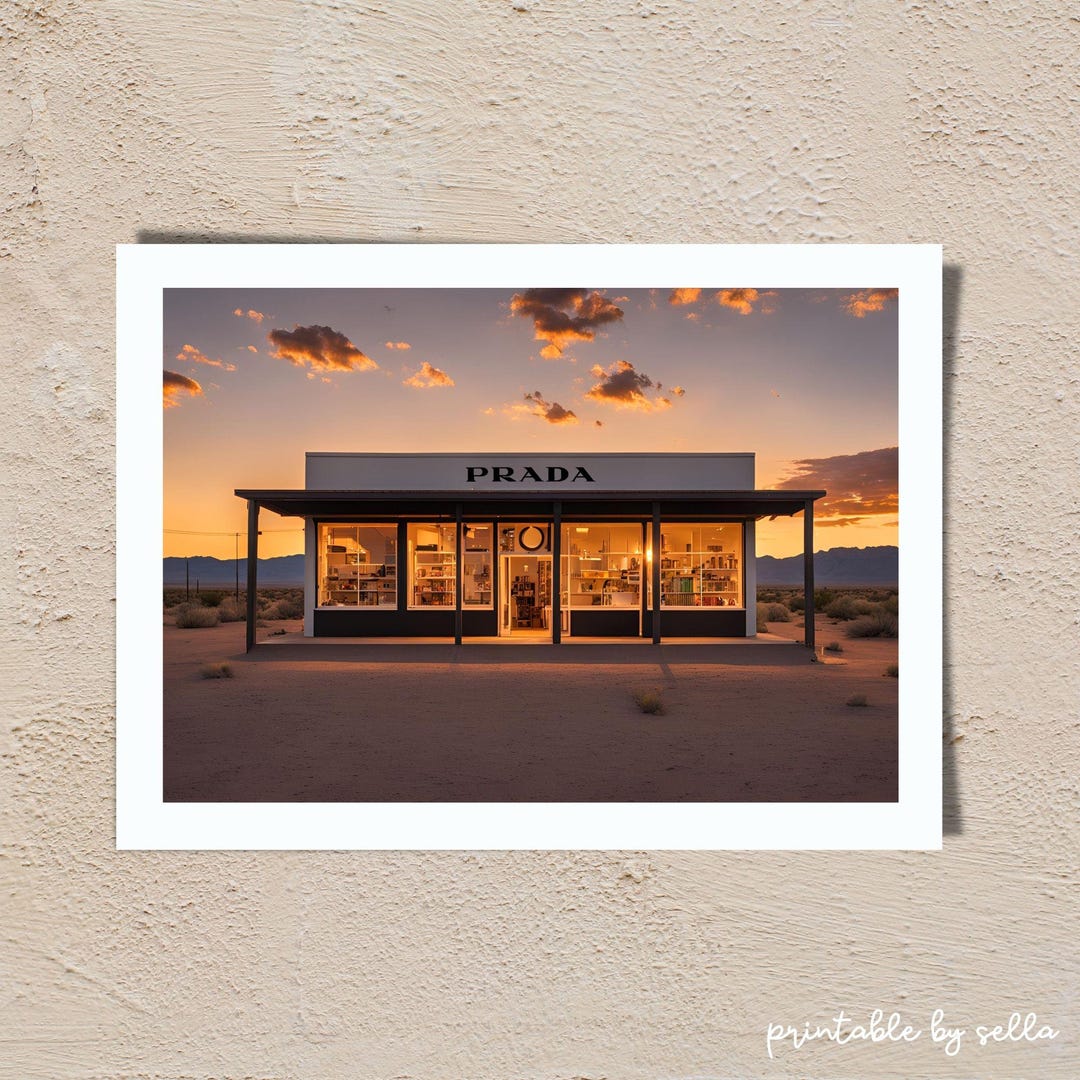 Marfa Wall Art,marfa Print, Marfa Poster,store Around Colorful Hats ...