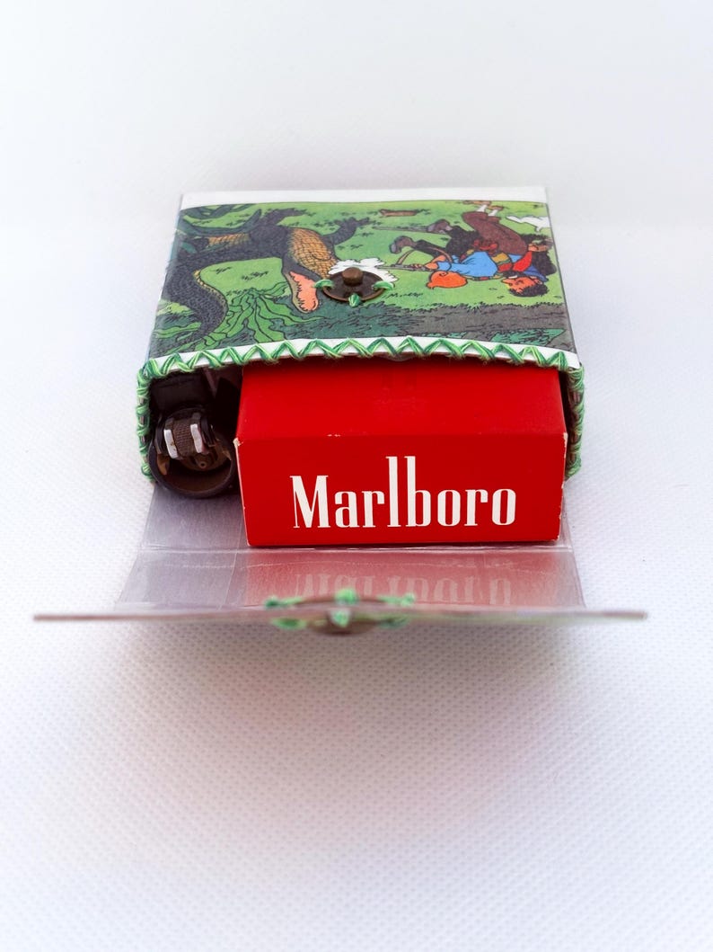 Tintin Comic Cigarette Case – Handmade Recycled Tetra Pak Wallet - Etsy