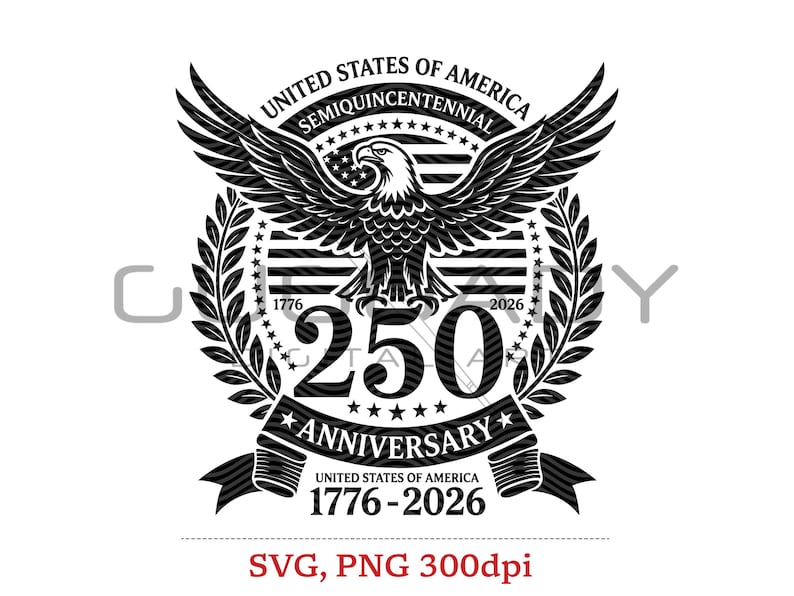 USA 250th Anniversary SVG, America 250 Years 1776-2026 Cut File ...