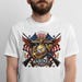 Marine Veteran PNG, USMC Sublimation Design, EGA Patriotic Clip Art ...