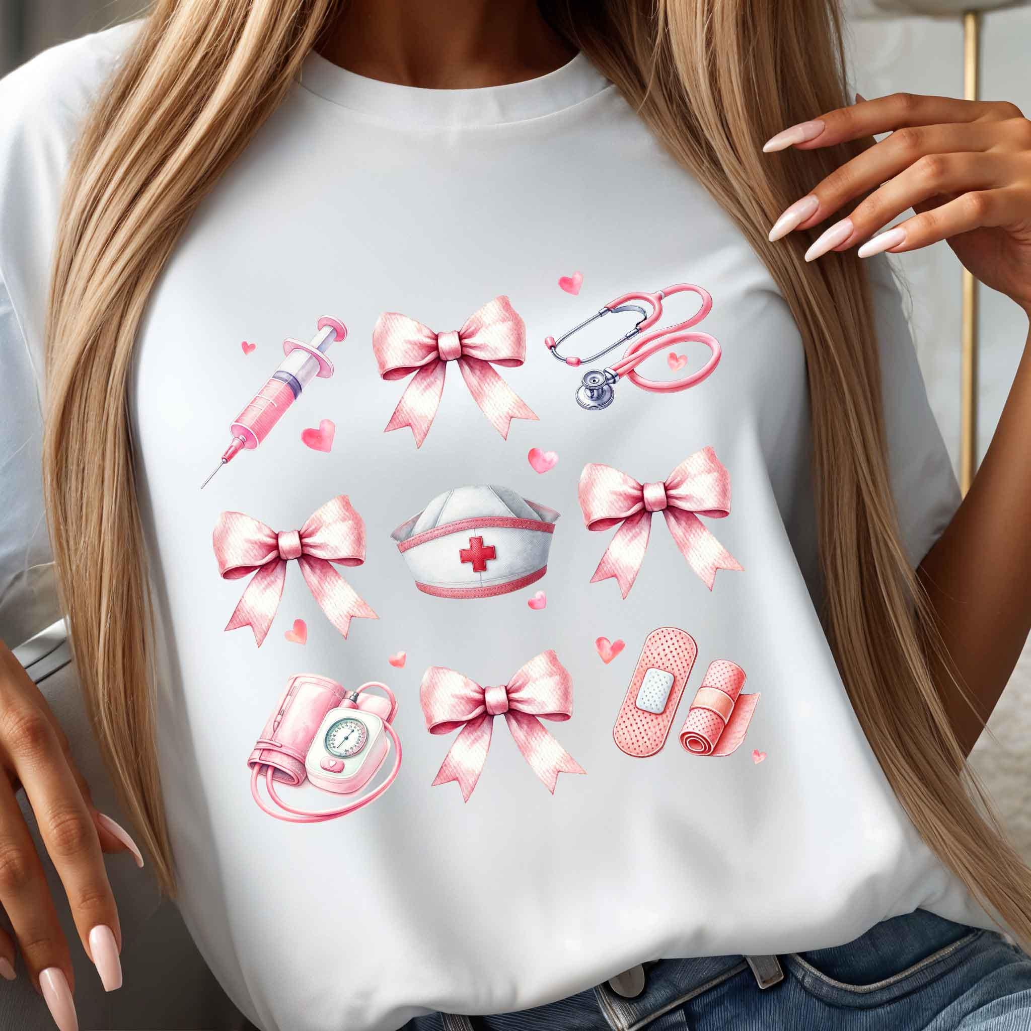 Charming Nurse Aesthetic PNG - Ideal for Healthcare Creations - Etsy