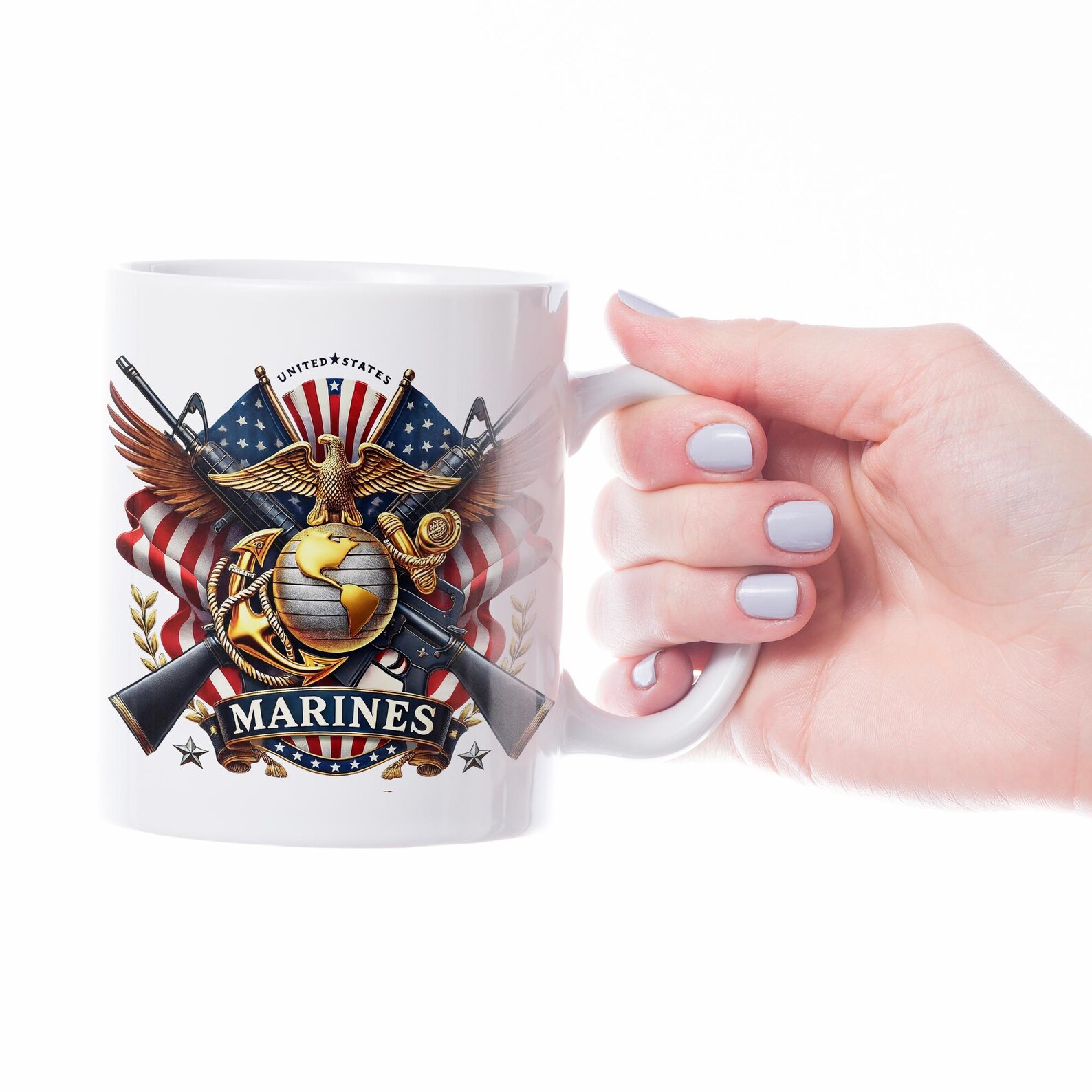 Marine Veteran PNG, USMC Sublimation Design, EGA Patriotic Clip Art ...