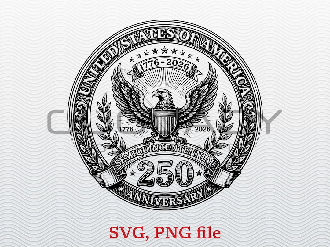 USA 250th Anniversary SVG, America 250 Years 1776-2026 Cut File ...