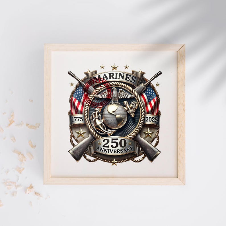 Marine Corps 250th Anniversary PNG, US Marines 1775-2025, Military ...