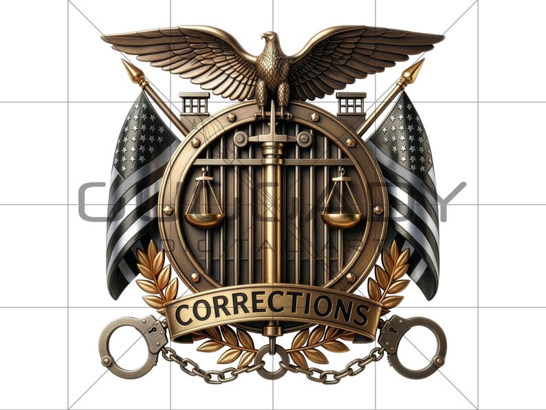 Corrections Officer PNG, Thin Silver Line Flag Digital Art, Prison ...
