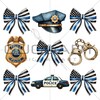 Thin Blue Line Lips PNG, Police Drip Lips, Handcuff Sublimation, Law ...