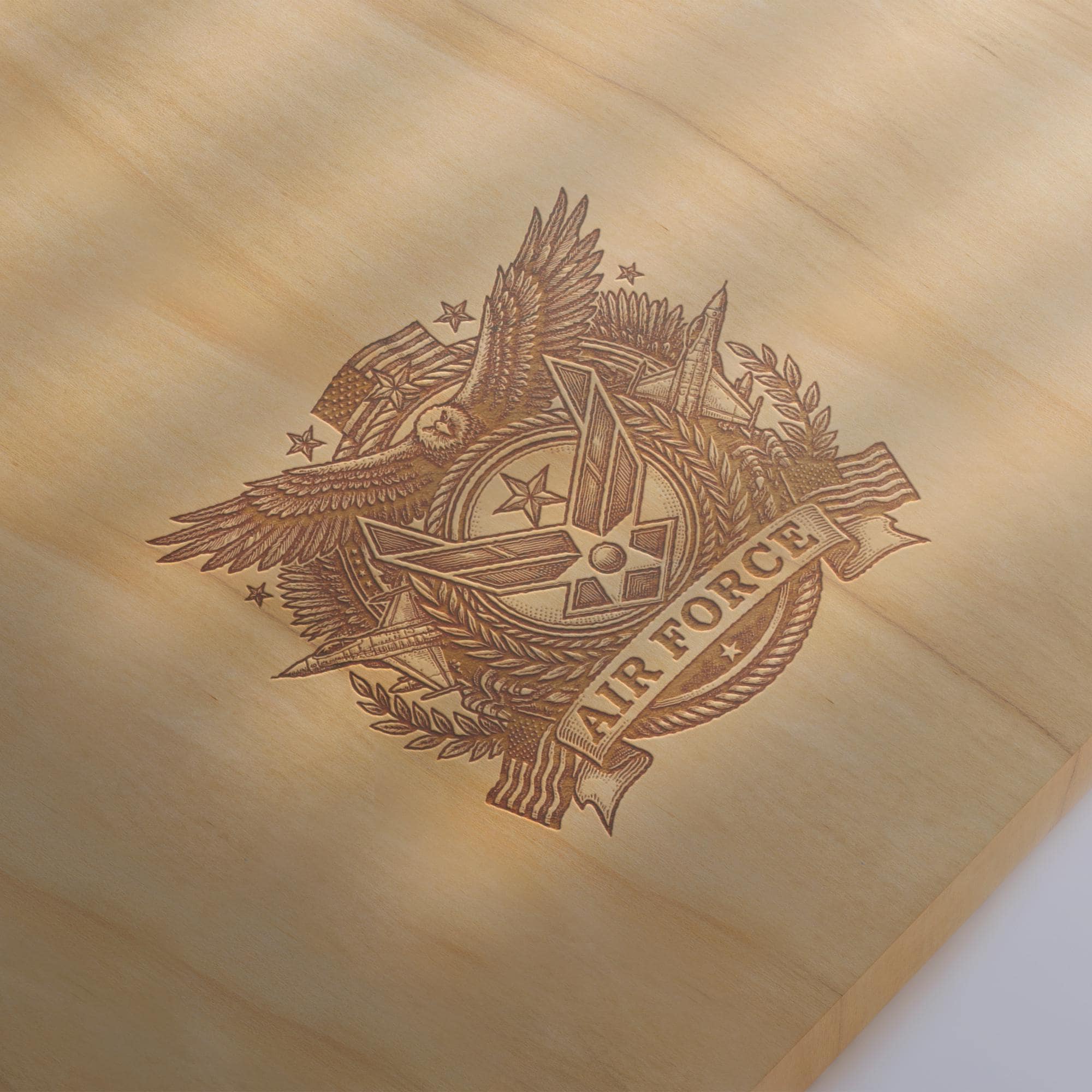 US Air Force SVG Hap Arnold Wings, Military Veteran Laser Cut File - Etsy