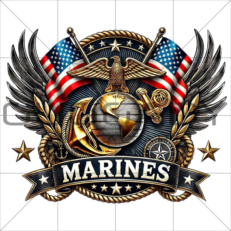 Marine Corps PNG, USMC Veterans Day Gift, Eagle Globe Anchor ...