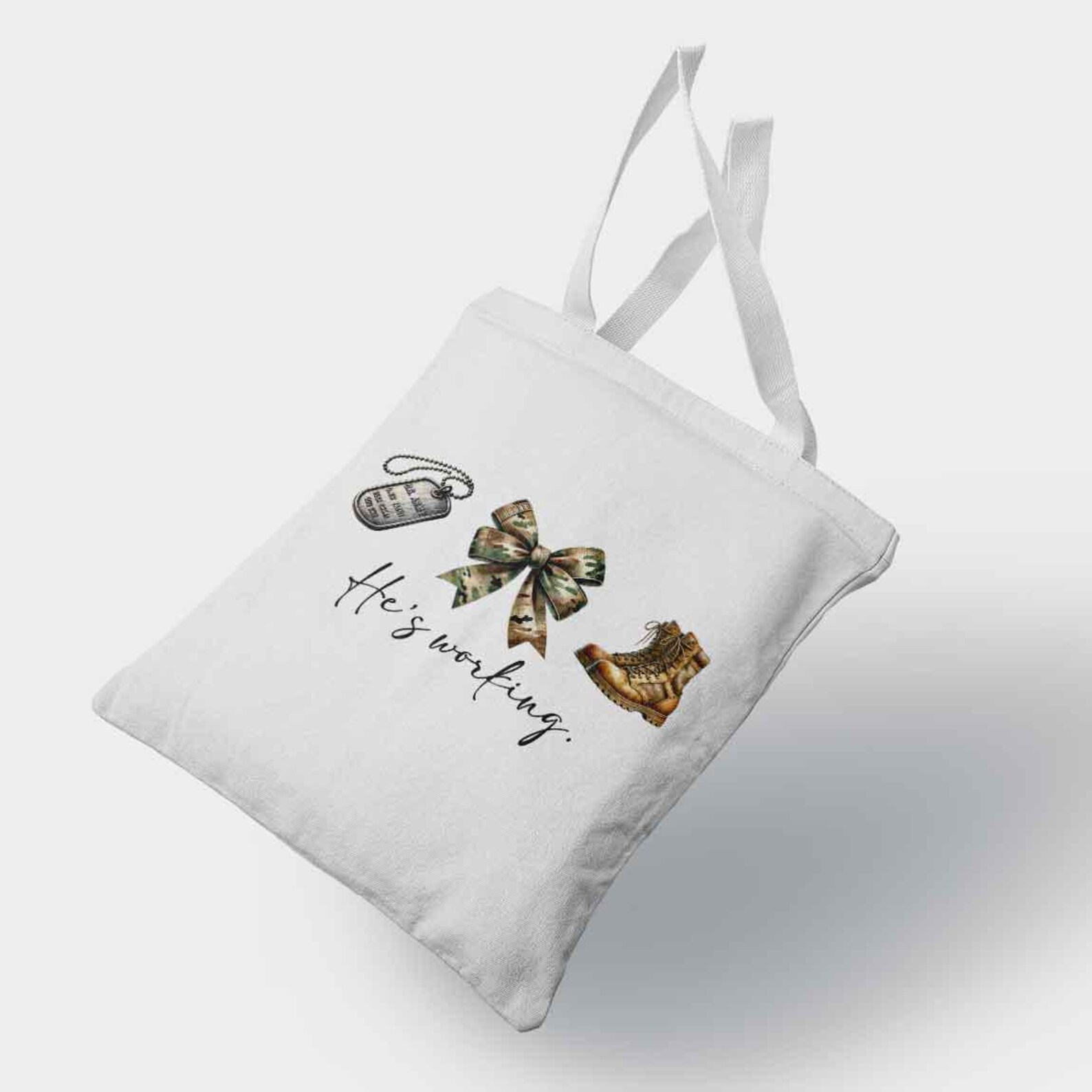 Military He's Working PNG, Camouflage Bow Clipart, Soldier Boots ...