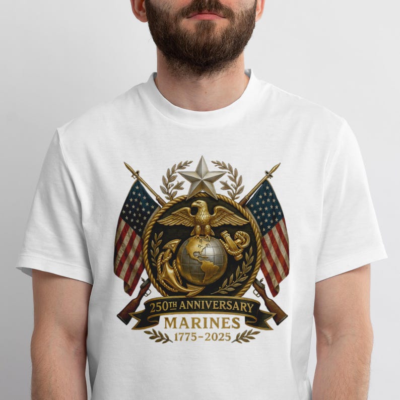 Marine Corps 250th Anniversary PNG, US Marines 1775-2025 Digital ...