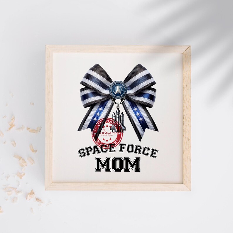 Space Force Mom PNG Sublimation Design, USSF Guardian Rocket Delta Logo ...
