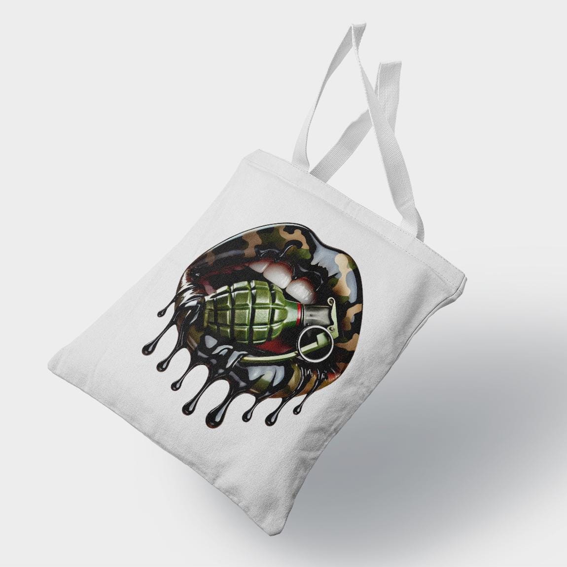 Military Camo Lips PNG | Dripping Camouflage Lips With Grenade Clipart ...