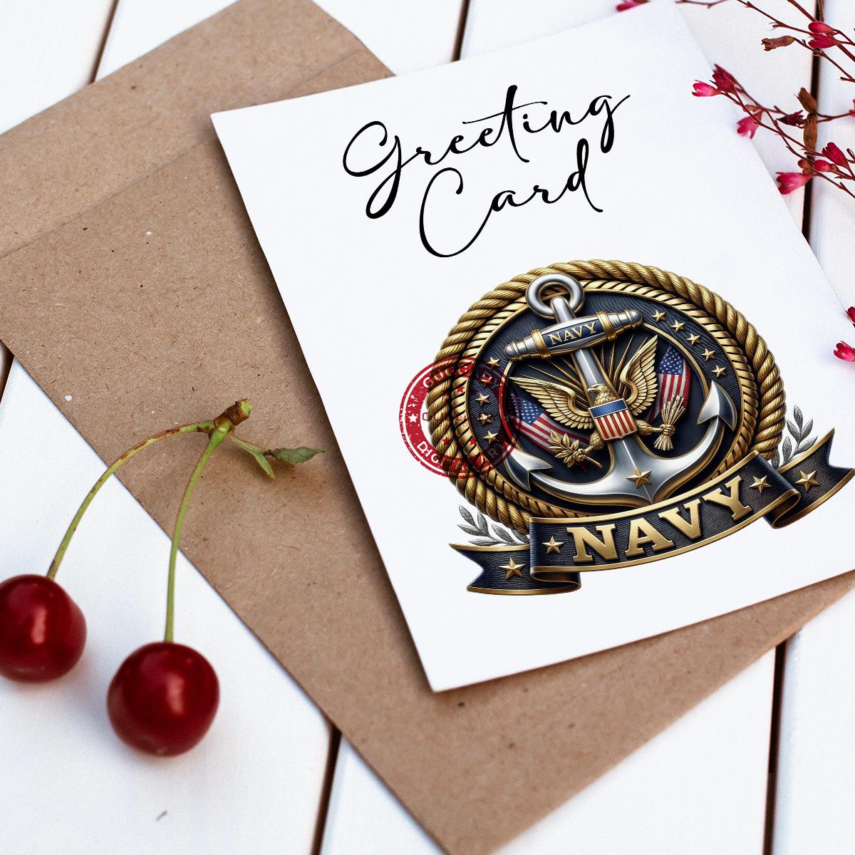 US Navy Sublimation PNG Design, Military Anchor Eagle Emblem, Veteran ...