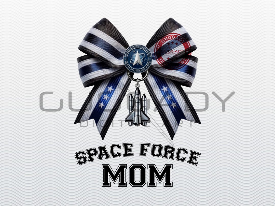 Space Force Mom PNG Sublimation Design, USSF Guardian Rocket Delta Logo ...