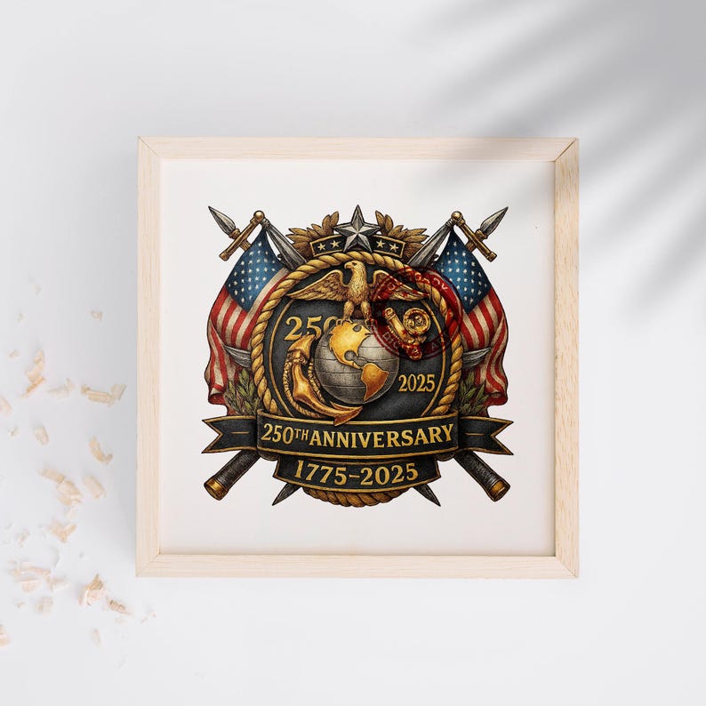USMC 250th Anniversary PNG, 1775-2025 Marine Corps Birthday 2025 ...