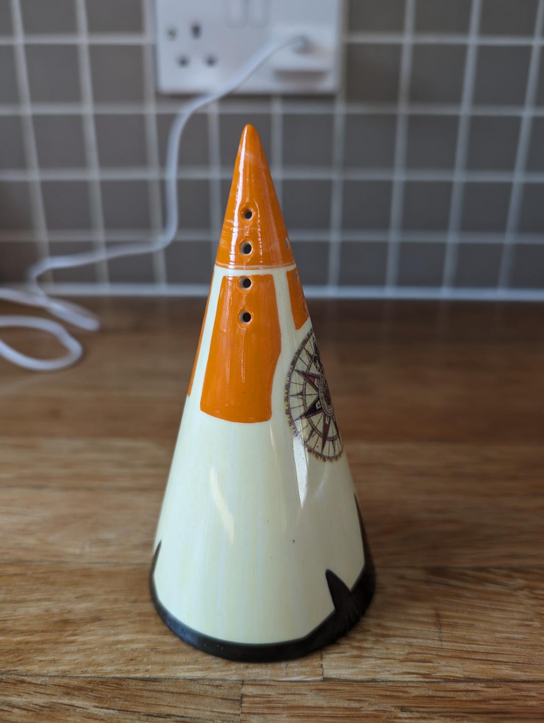 Denise Steele Hand Painted Limited Edition Conical Sugar Shaker on ...