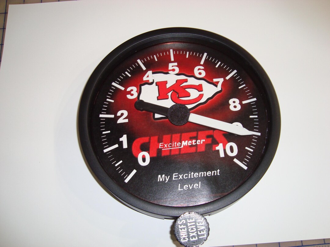 Kansas City Chiefs Excitement Level Meter - Etsy