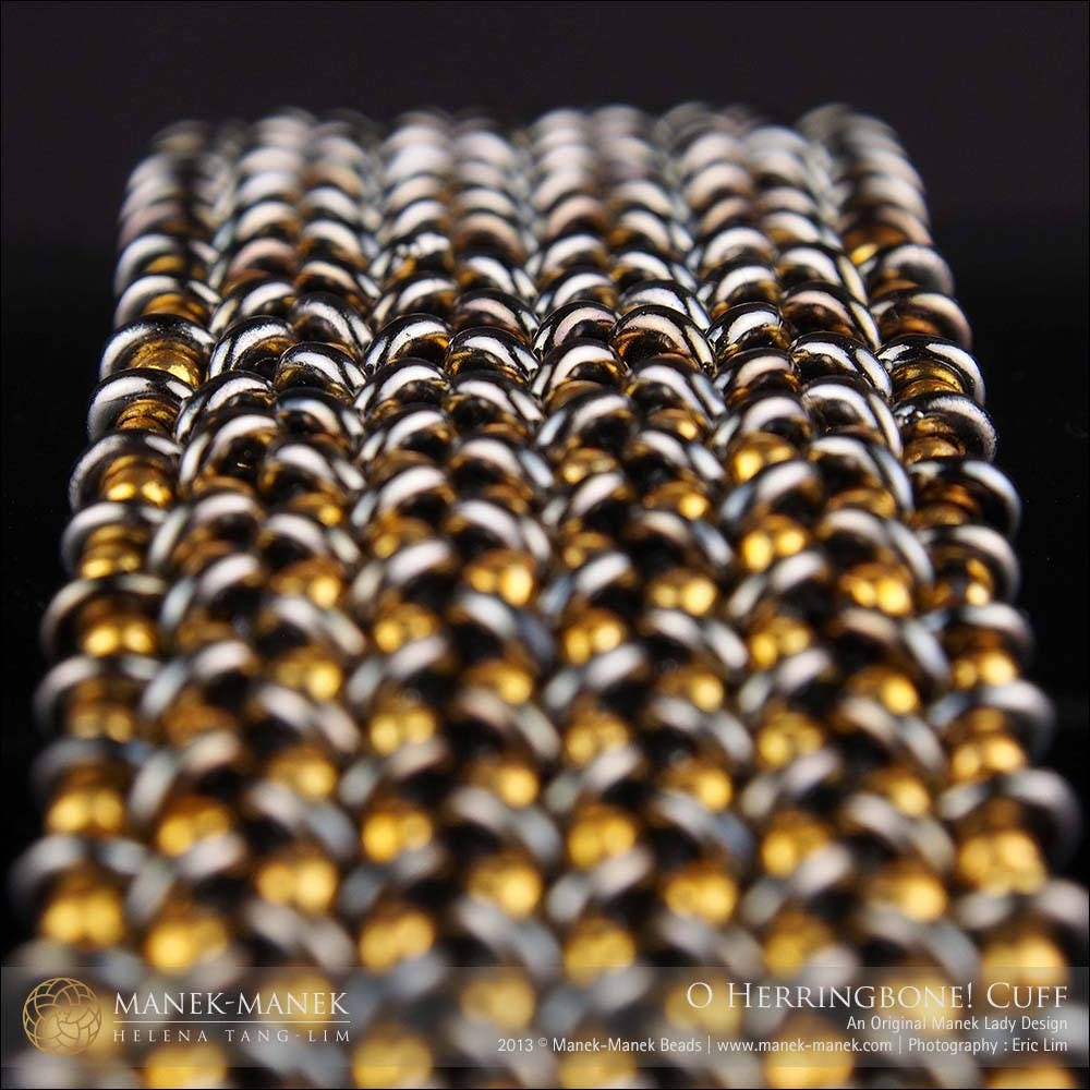 Etutorial O Herringbone Cuff - Etsy