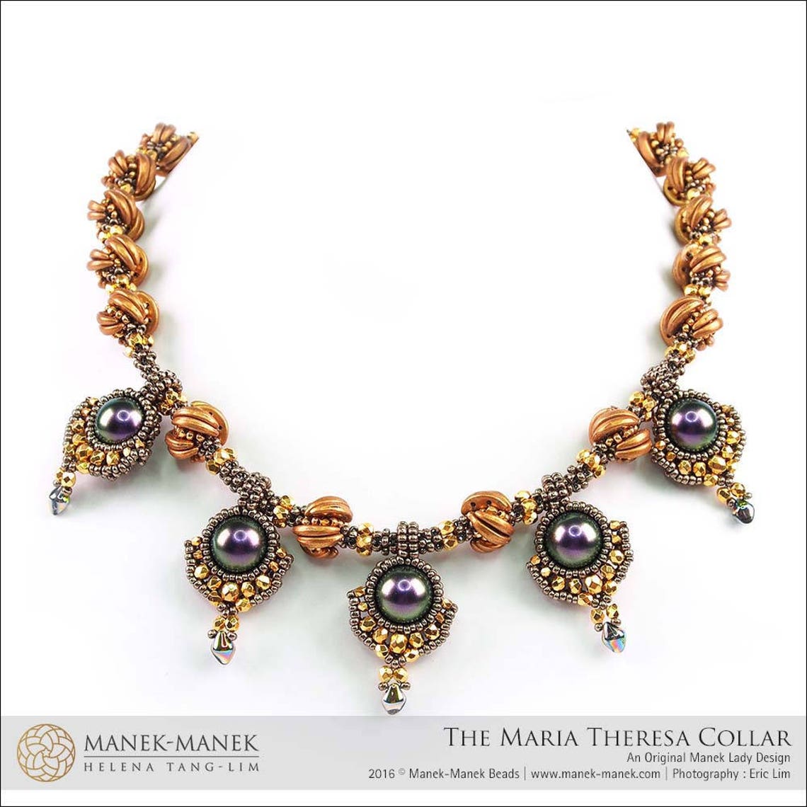 Etutorial the Maria Theresa Collar - Etsy
