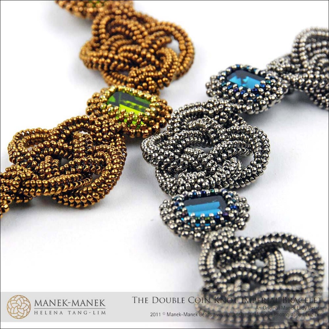 Etutorial the Double Coin Knot Imperial Bracelet - Etsy