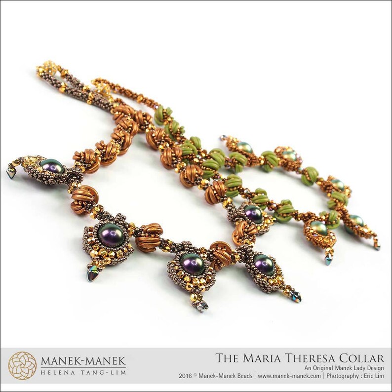 Etutorial the Maria Theresa Collar - Etsy