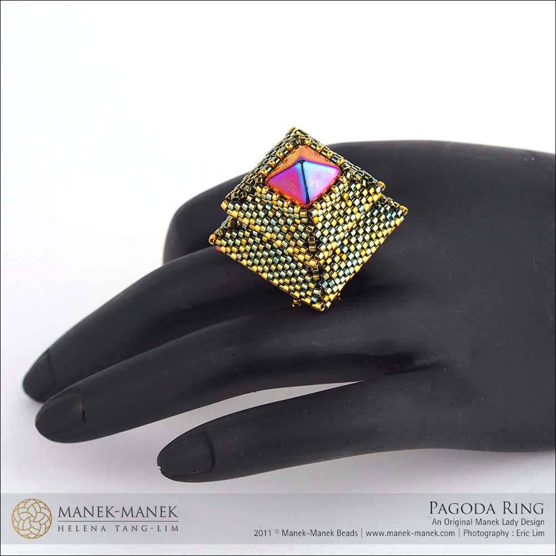 Etutorial Pagoda Ring - Etsy