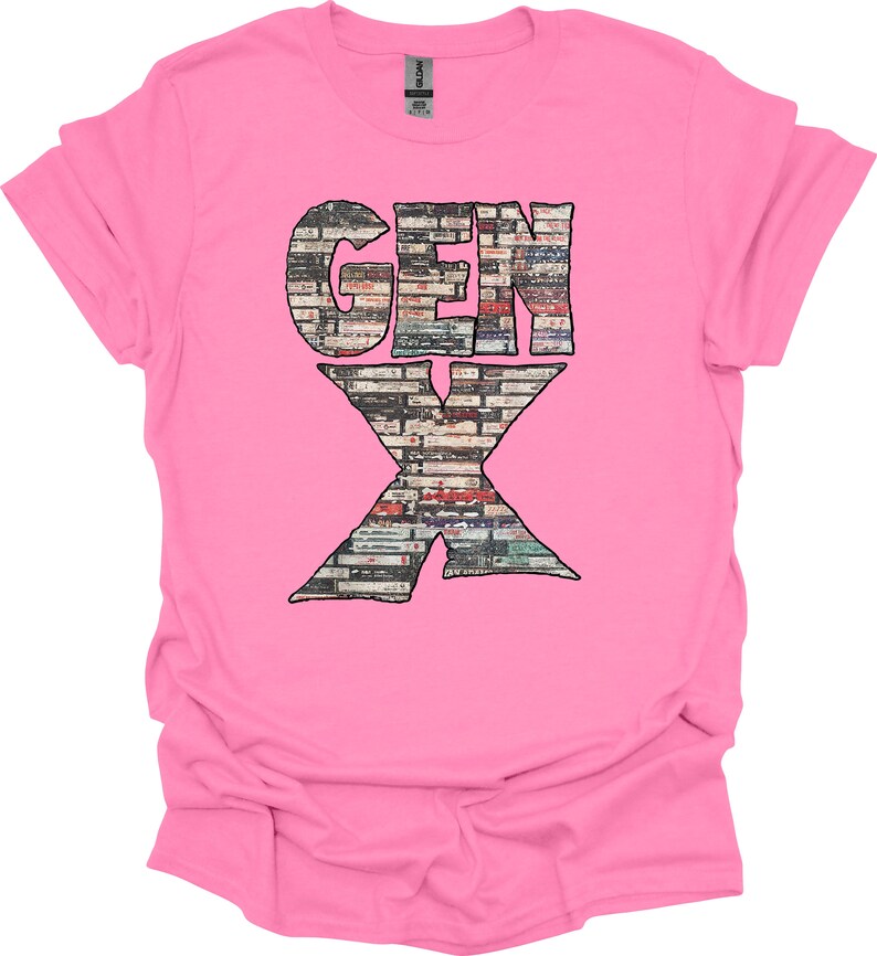 Gen X, 80s Rock Cassettes, Gen X Cassettes Shirt, Retro Gen X T-shirt ...