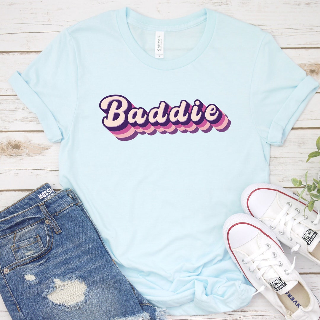 Baddie, Baddie Shirt, Baddie Clothing, Hot Girl Shirt, Pink Shirt ...