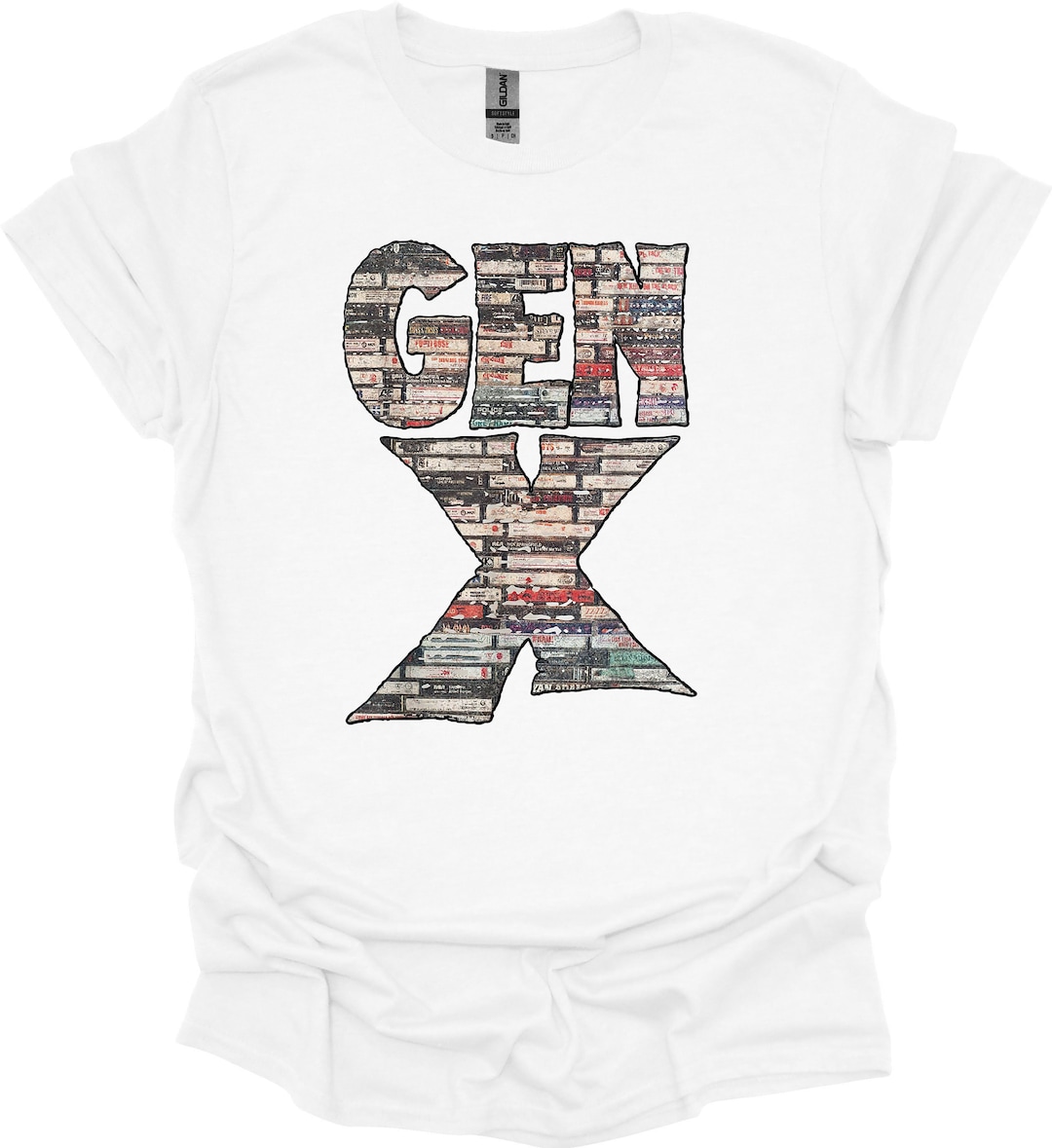 Gen X, 80s Rock Cassettes, Gen X Cassettes Shirt, Retro Gen X T-shirt ...