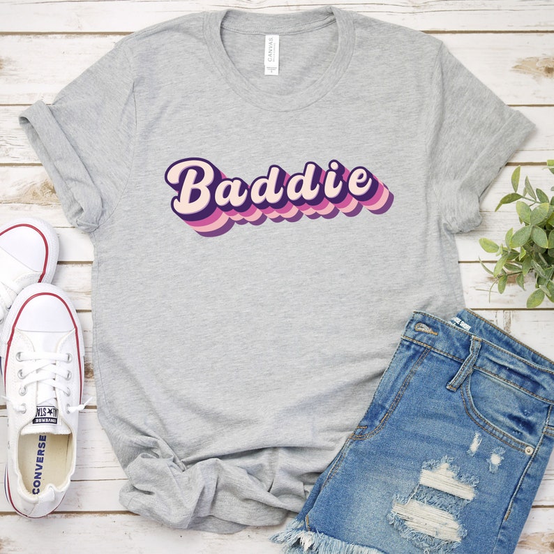 Baddie, Baddie Shirt, Baddie Clothing, Hot Girl Shirt, Pink Shirt ...