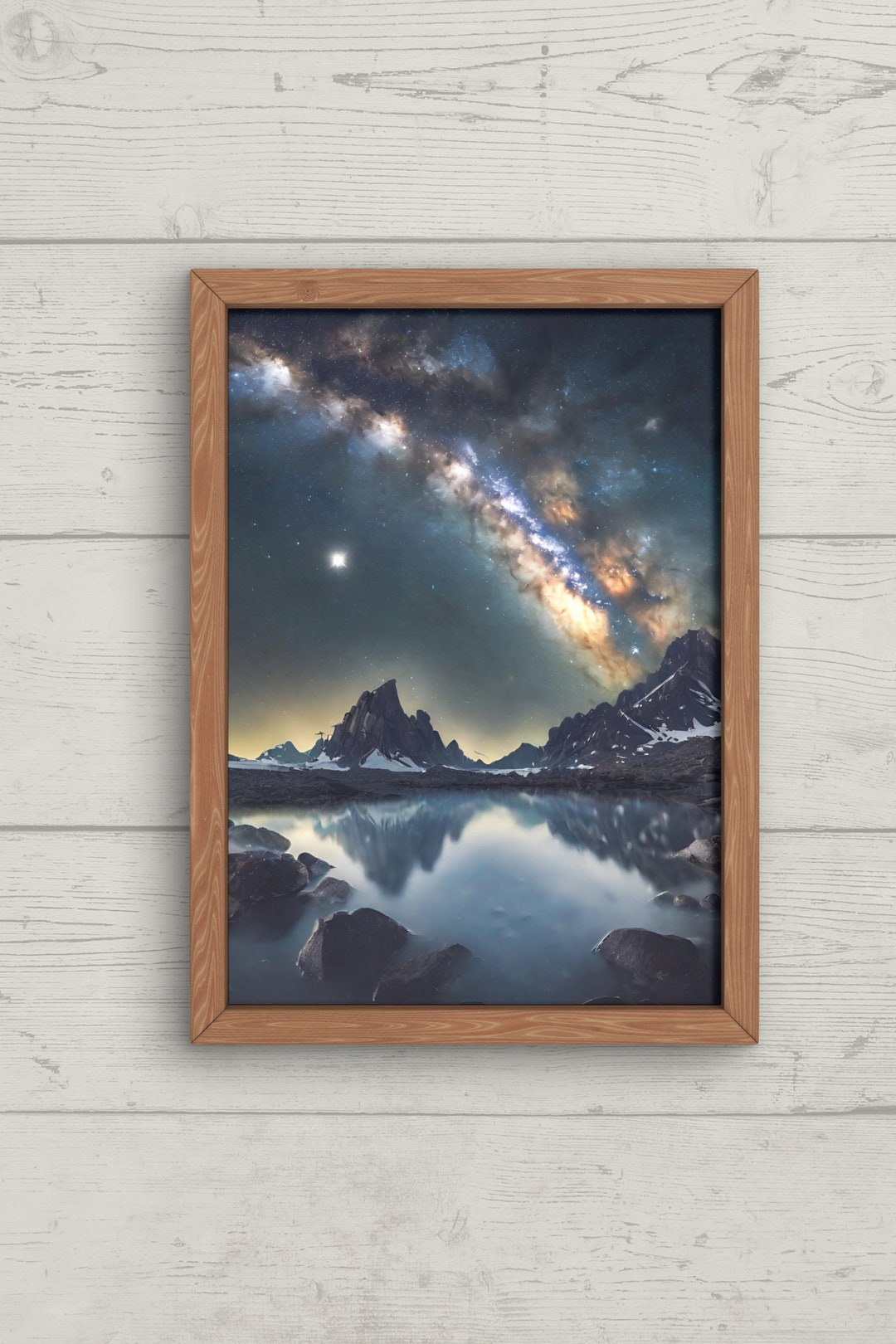 Milky Way Realistic Art, Printable Art, Perfect for Wall Decor, Instant ...