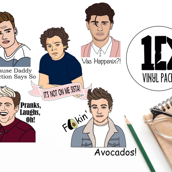 1d Stickers - Etsy