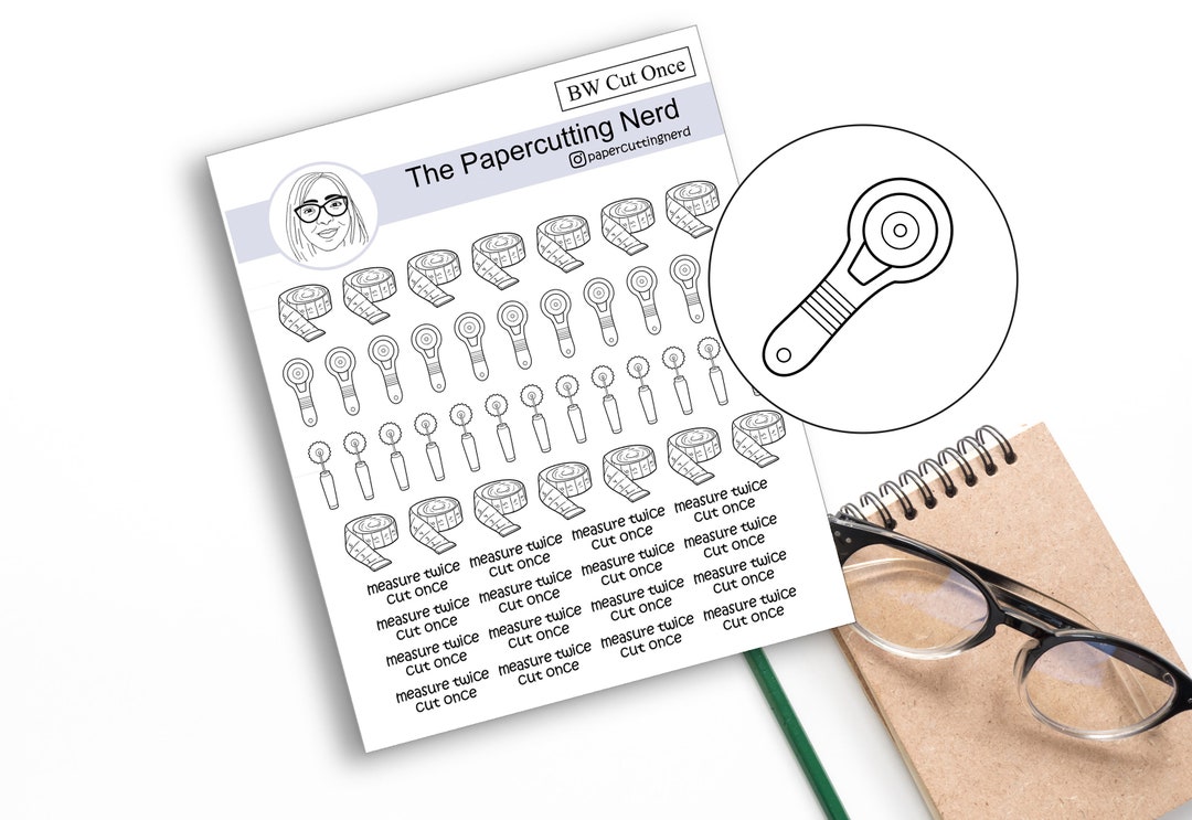 Rotary Cutter | Sewing Sticker | Quilting Sticker | Crafting Sticker ...