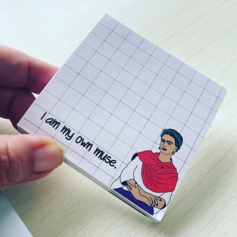 Sticky Notes Stationery Post-it Note Note Pad Frida - Etsy