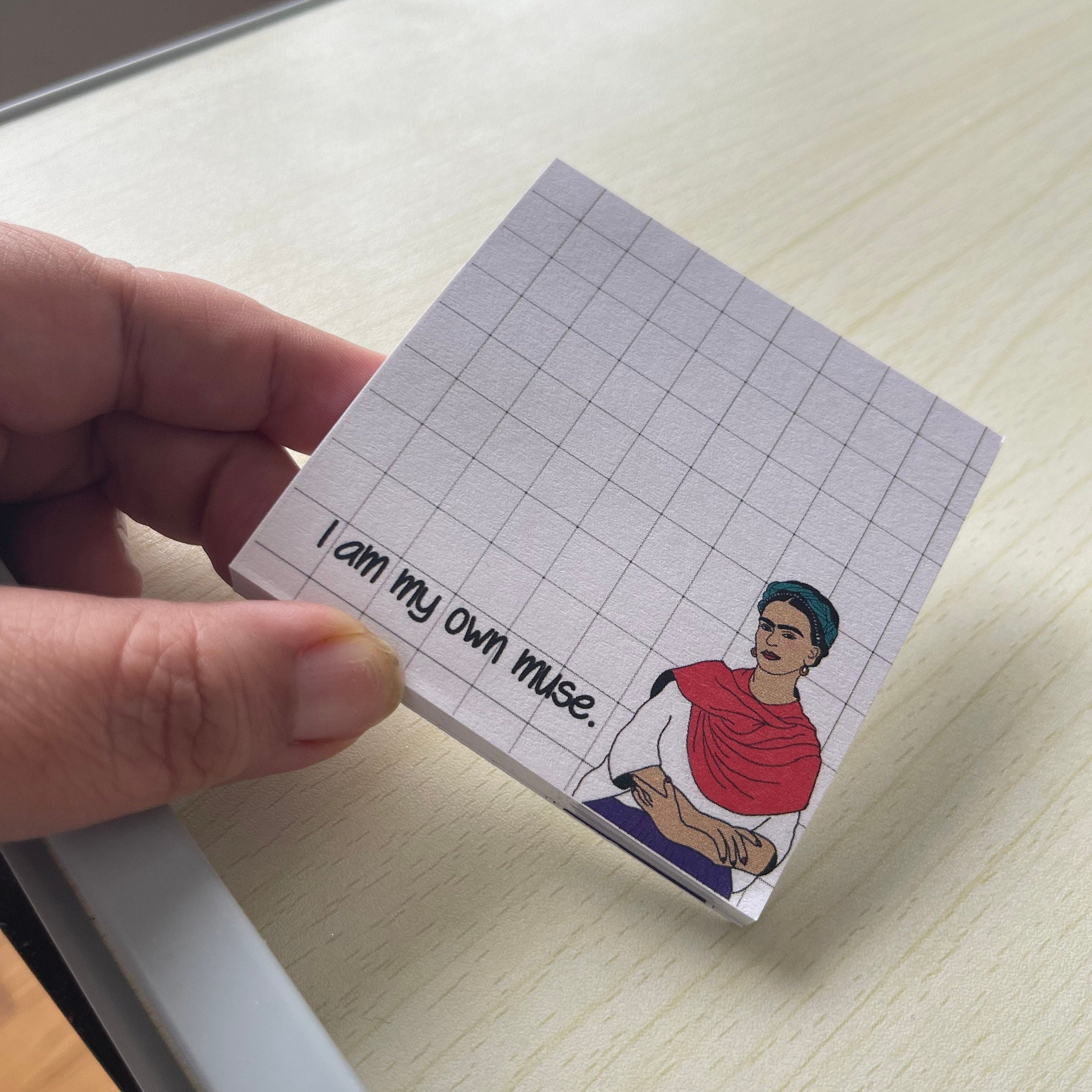 Sticky Notes Stationery Post-it Note Note Pad Frida - Etsy