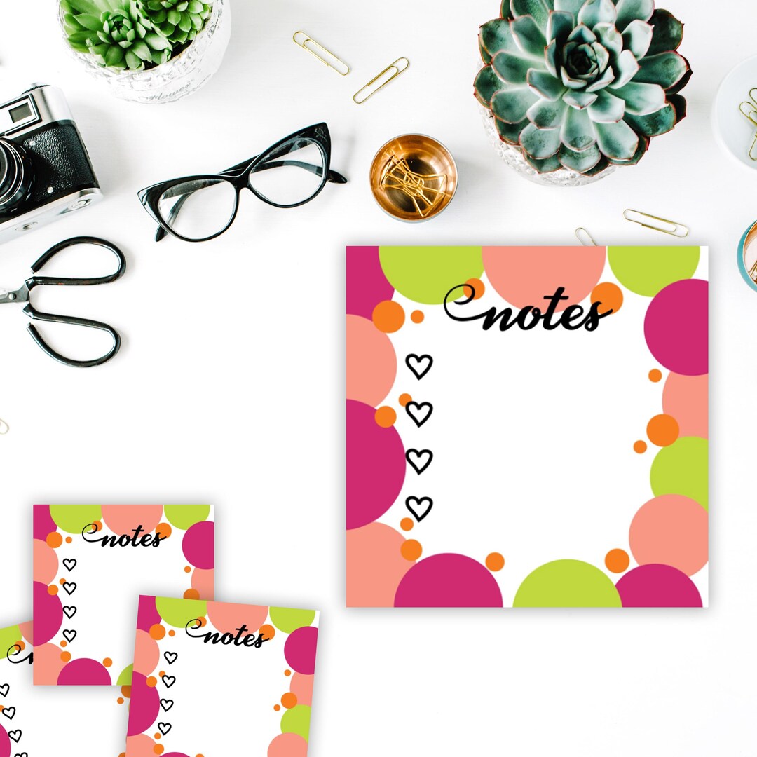 Bubbles Sticky Notes | Stationery | Post-it Note | Note Pad | Teacher ...