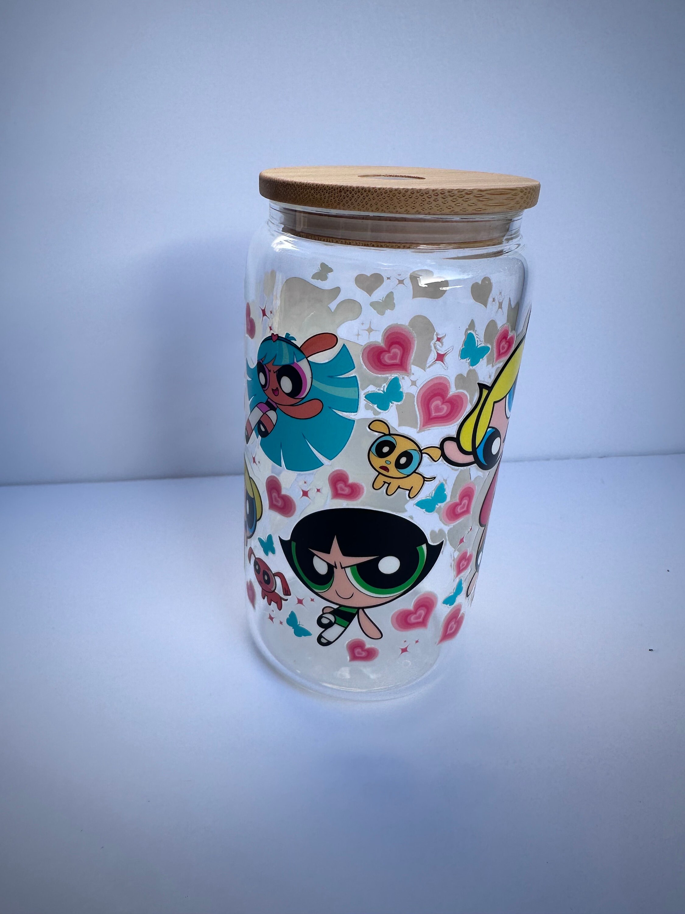 Powerpuff Girls Glass Cup - Etsy